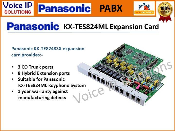 Panasonic KX-TE82483/ KX-TE82483X, 3CO & 8 Hybrid Extension Ports ...