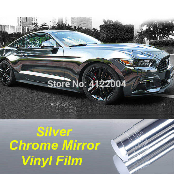 Mirror Vinyl Wrap Film High Gloss Car Plating Adhesive Sticker Decal ...