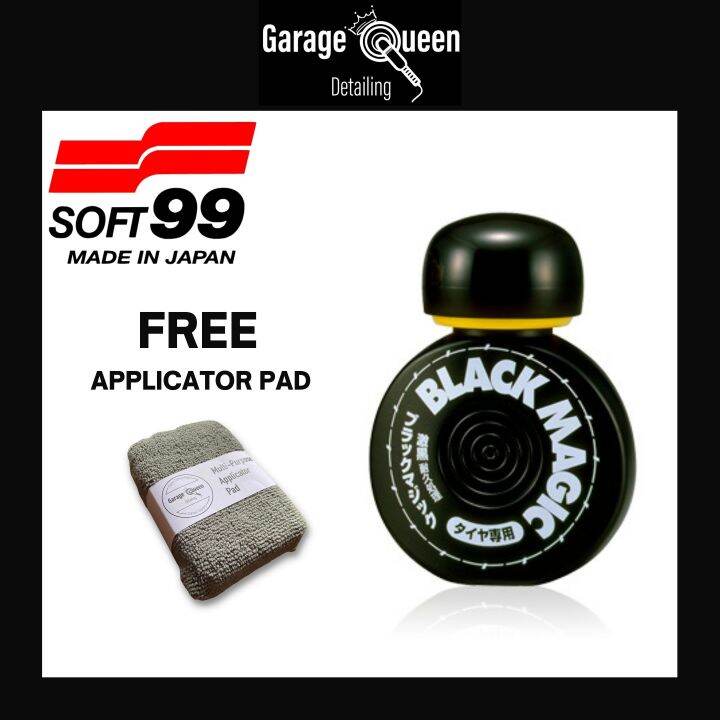 Soft99 Tire Black Magic 150ml Tire Dressing with FREE Wax Applicator Pad | Lazada PH