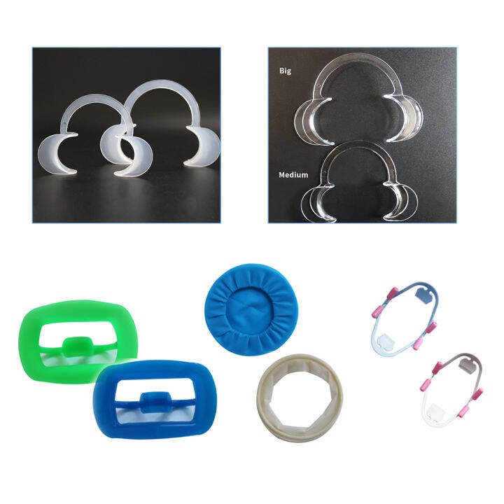 1Bag 10Pcs Plastic /Silicone /3D Silicone Retractor Dam Mouth Gag ...