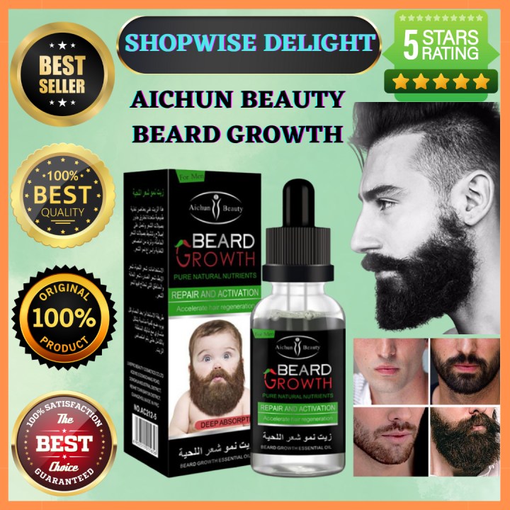 Pampatubo ng Balbas for Men Beard Growth Premium Organic EFFECTIVE ...