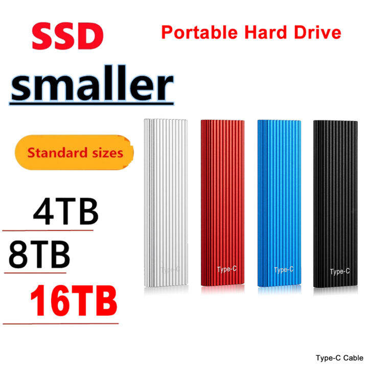 SSD 16TB External Solid State Drive 8TB Storage Device Hard Drive ...