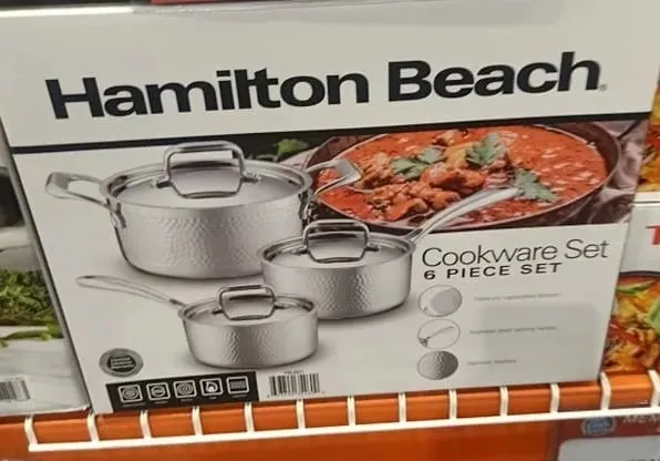 HAMILTON BEACH 6 PIECE COOKWARE SET | Lazada PH