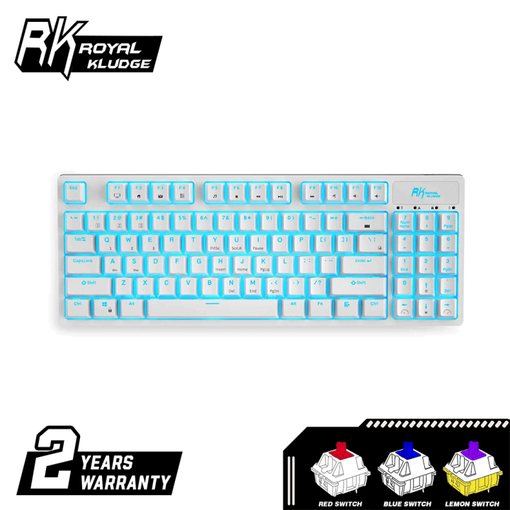 Royal Kludge RK89 Tri Mode RGB 89 Keys Hot Swappable Mechanical ...