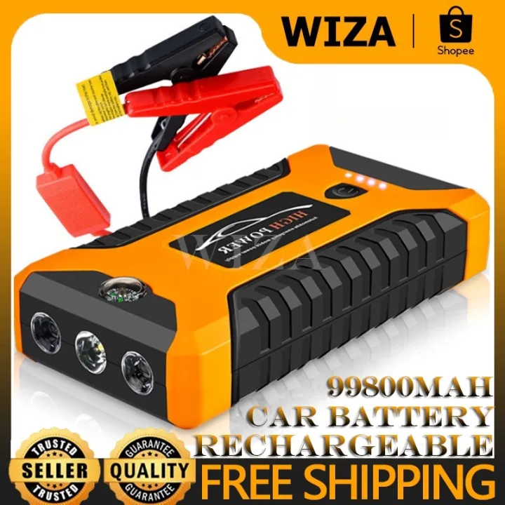 [WIZA] 99800mAh Car Jump Starter Power Bank Car Battery Jump Starter ...