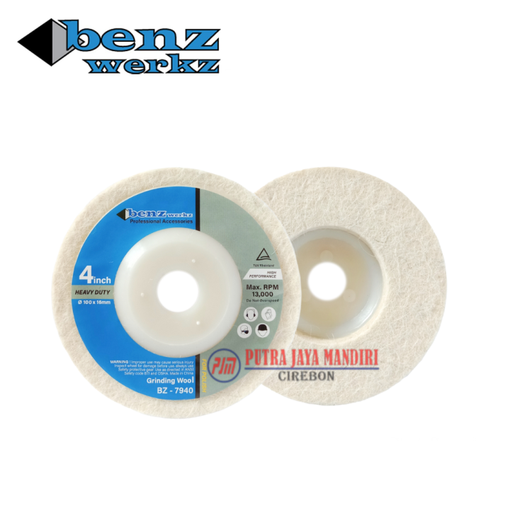 Benz Werkz Wool Poles 4 Inci - Grinding Wool 4 Inch - Mata Gerinda ...