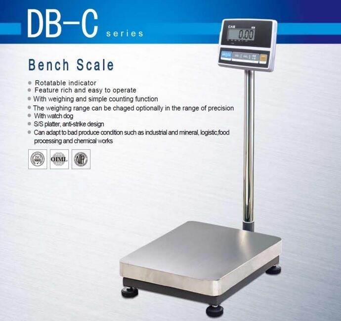 CAS DB-C 30kg,60kg,150kg ELECTRONIC BENCH SCALE (digital platform scale ...