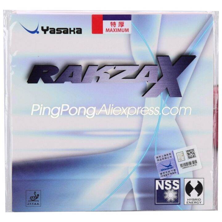 YASAKA RAKZA X SOFT Table Tennis Rubber Pips-In Yasaka Original RAKZAX / RKX SOFT YASAKA Ping ...