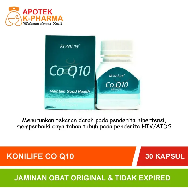 Konilife CO Q10 Isi 30 Kapsul Obat Original Konimex | Lazada Indonesia