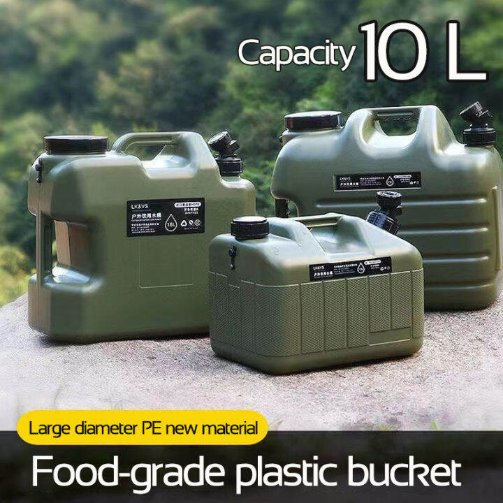 Outdoor storage bucket drinking bucket vehicle self driving tourist ...