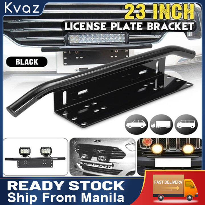 Universal Car Licence Plate Holder Bull Bar Front Bumper Bracket Frame ...
