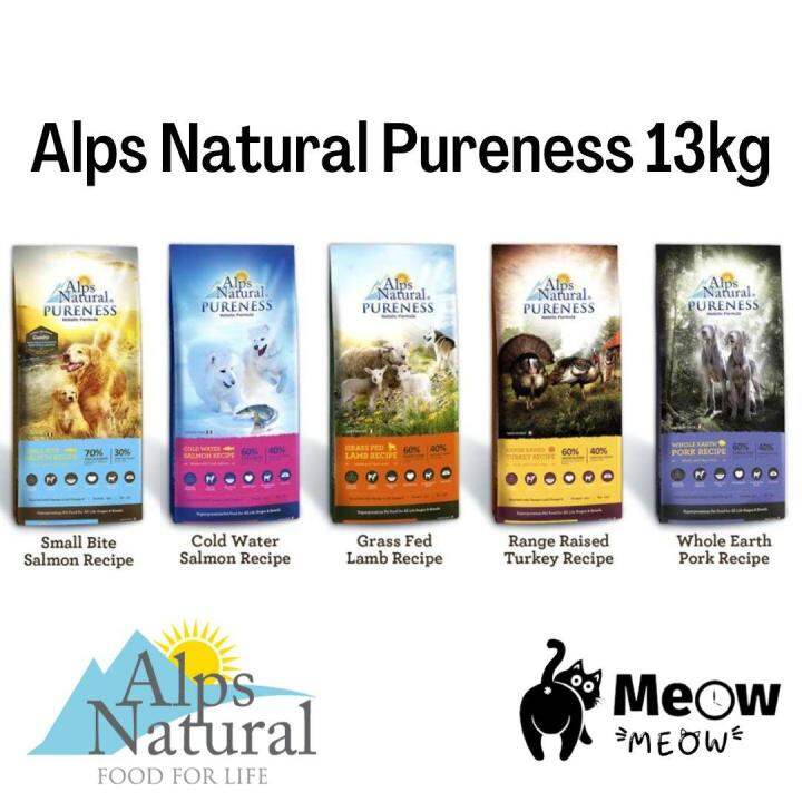 Alps Natural Pureness Holistic Formula Dog Food 13kg | Lazada