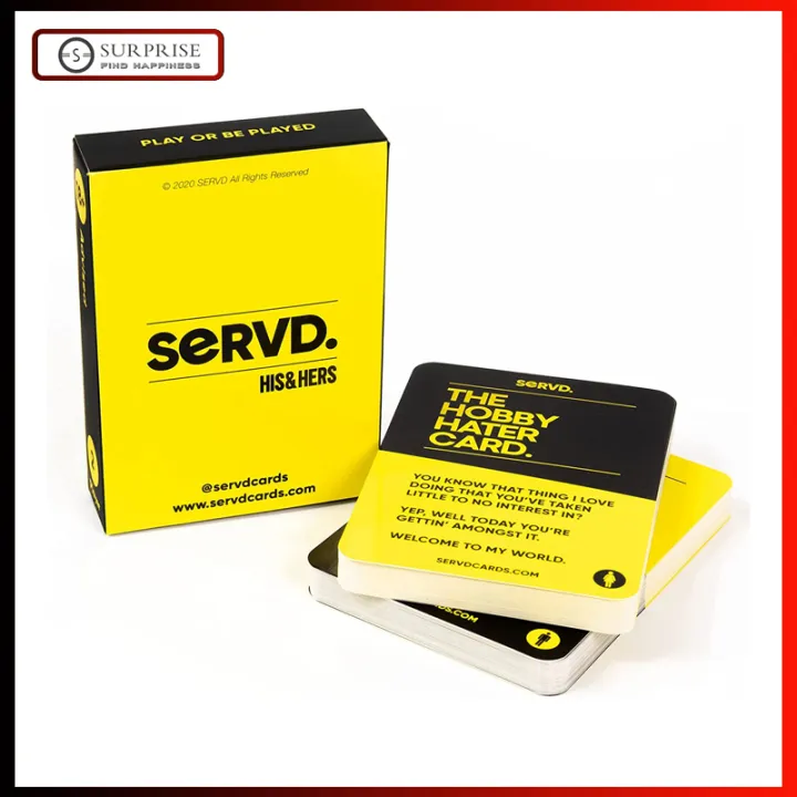 Card Game SERVD เซอร์โวการ์ดเกมเกมการ์ดคู่รักของจริงแบบตลกๆเกมคู่รัก ...