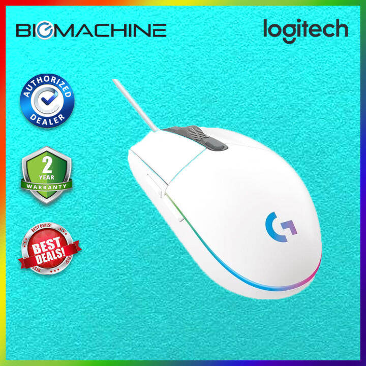 Logitech G102 LIGHTSYNC Gaming Mouse - White | Lazada