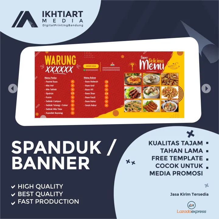 Spanduk Banner Backdrop Seblak 150X60 | Lazada Indonesia