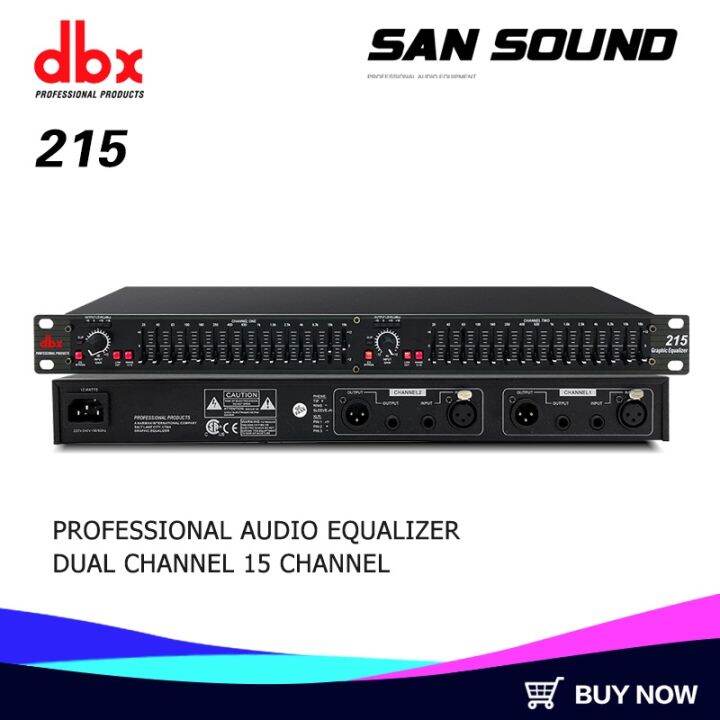 DBX EQ215215s 131 2-Series Graphic Equalizer DUAL 15 Band Graphic DBX 215 | Lazada PH