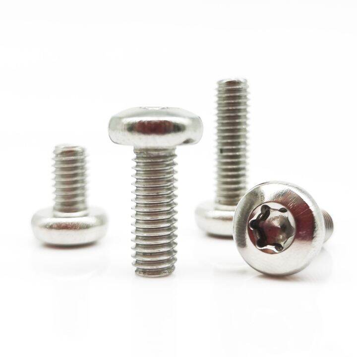 5/10/50X M1.4 M1.6 M2 M2.5 M3 M3.5 M4 M5 M6 M8 GB2672 304 A2-70 Stainless Steel Six Lobe Torx ...