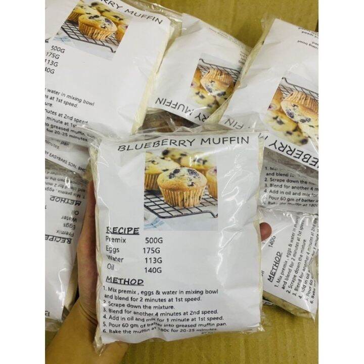 Blueberry Muffin Premix 500G Sedap Oii | Lazada