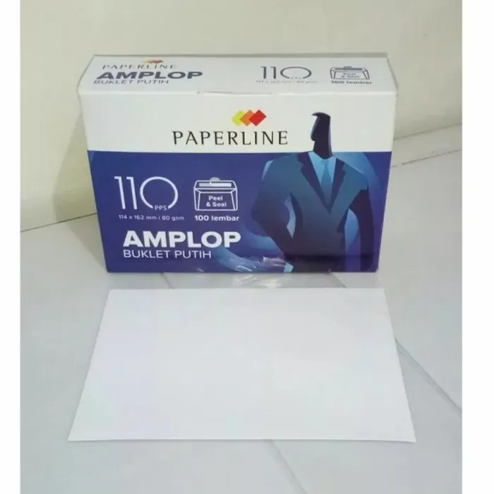 Amplop Putih PAPERLINE 110 PPS Lem / Perekat | Lazada Indonesia