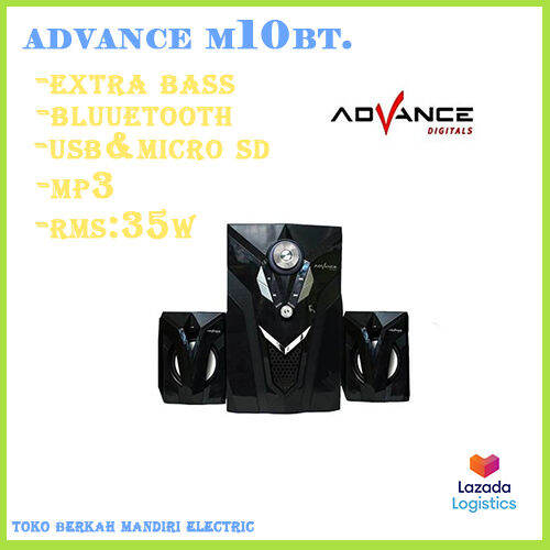 Speaker Aktif Speaker Bluetooth Multimedia Bluetooth Advance M10BT Extra Bass | Lazada Indonesia