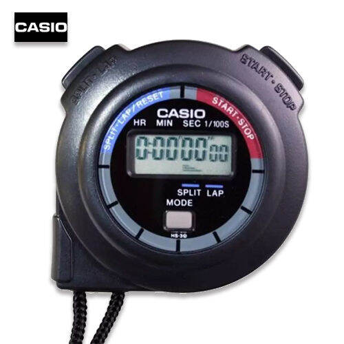 Velashop นาฬิกาจับเวลาคาสิโอ Casio-Stop Watch รุ่น HS-3V-1RDT, HS-3V ...