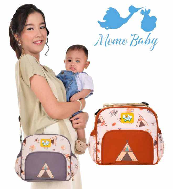 Baby Joy Tas Kecil BJT1051 - tas popok - Tas bayi Mocha Bear | Lazada ...