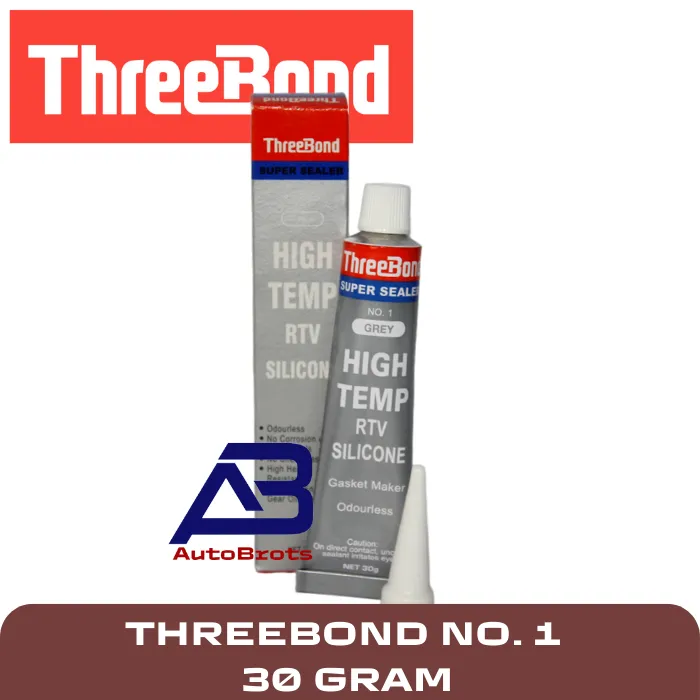 THREEBOND NO.1 30gr GREY Lem Gasket High Temp RTV Silicone 30 gram ABU | Lazada Indonesia