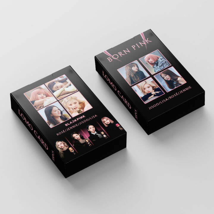 Csbi 55pcs Set Kpop Blackpink 2023 The Game Born Pink Lomo Cards Lisa