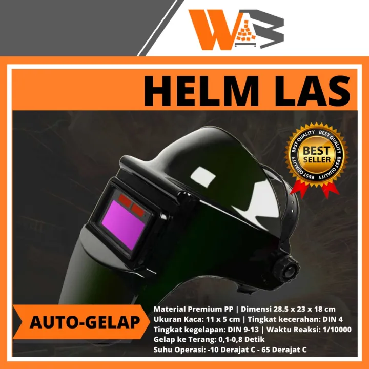 Topeng Las Otomatis Helm Kdeok Las Auto Darkening Helem Las Solar ...