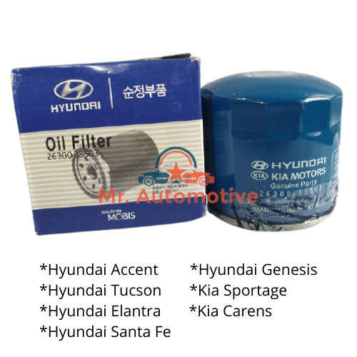 MOBIS Oil Filter for Hyundai Accent, Hyundai Tucson, Hyundai Elantra ...