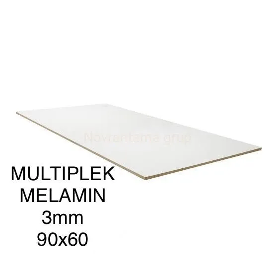 Multiplek/Triplek Melamin 3mm (90x60)cm, Melamin Plywood, Tersedia ...