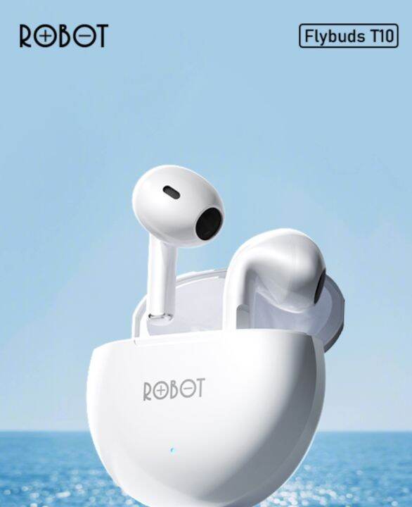 Tai Nghe TWS Bluetooth ROBOT Flybuds T10 Semi-in-ear, Playtime 25H ...
