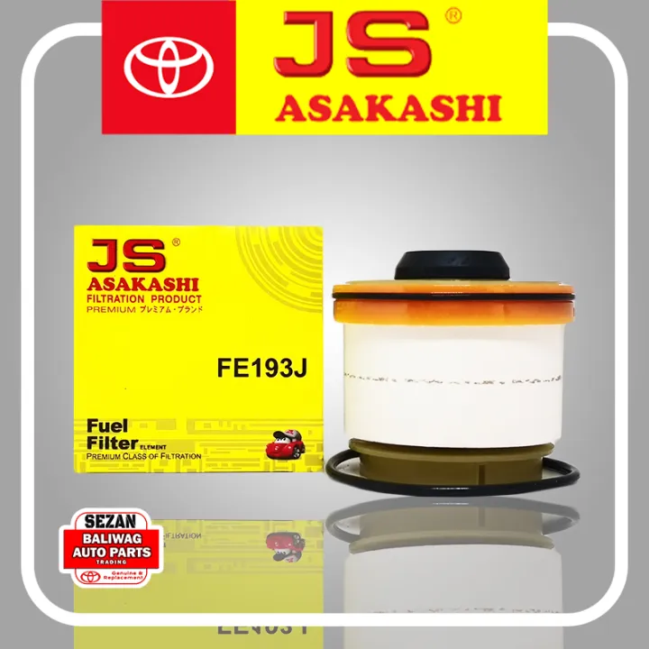 JS ASAKASHI FUEL FILTER TOYOTA INNOVA FORTUNER HILUX HIACE 1KD 2KD 2005 ...