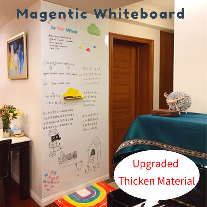 Soft Magnetic Whiteboard Wall Sticker Waterproof Roll Up Erasable ...