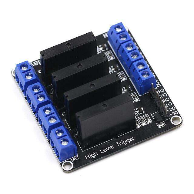 TZT MALL 1 2 4 8 Channel 5v Dc Relay Module Solid State High Level Ssr ...