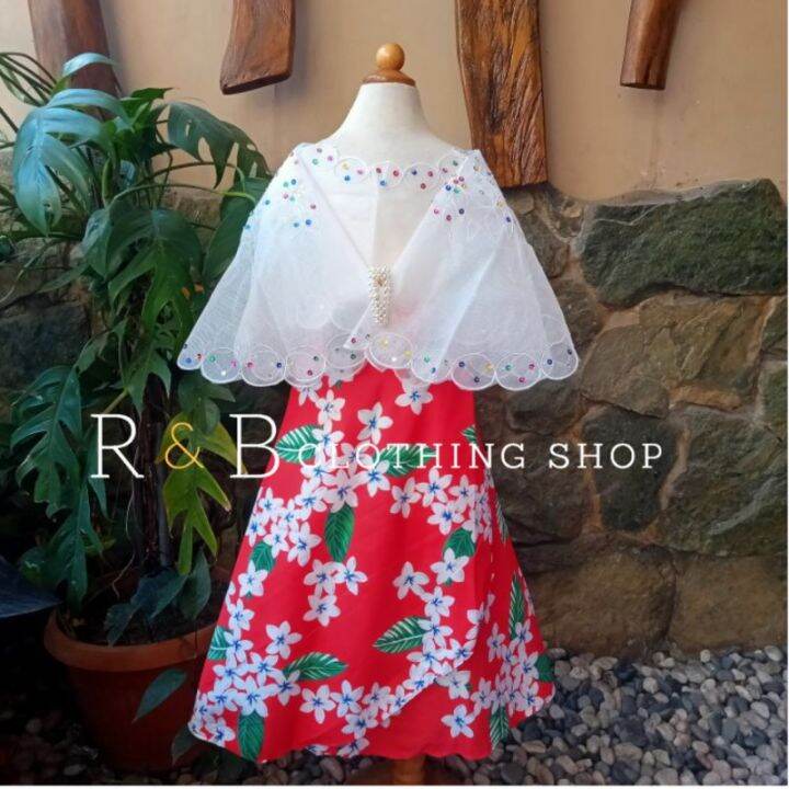 Filipiniana for kids, alampay style (Pin not included) | Lazada PH