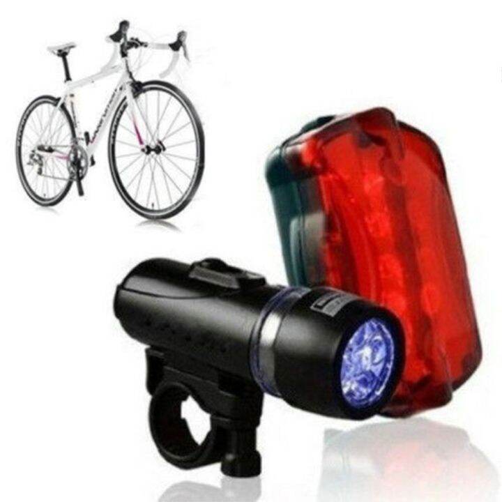 KORNASUE Safety Rear Head Light Front Head Flashlight Bike Tail Light ...