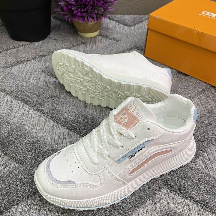 JinThai_Fashion รองเท้าผ้าใบผู้หญิง รองเท้าผ้าใบแฟชั่นเกาหลี รองเท้า ...