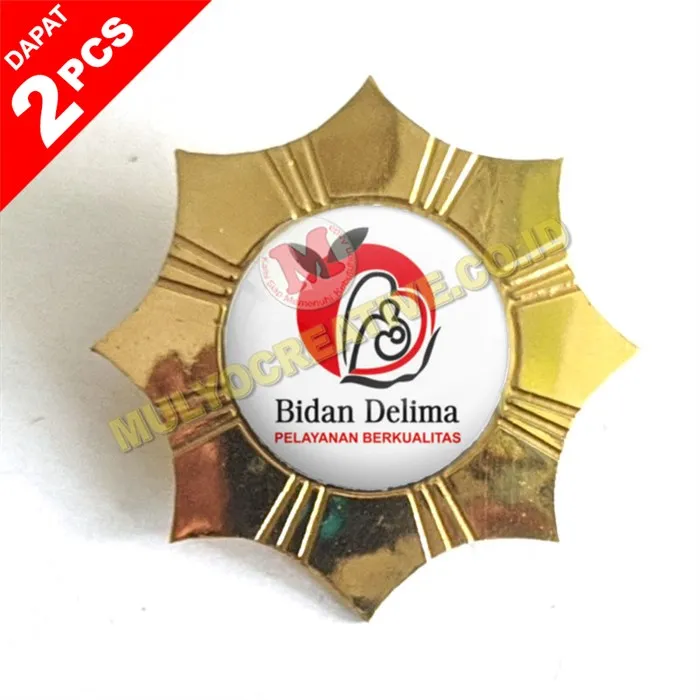 Pin Bidan Delima Pin Bros Wing Logo Bidan Delima / 2pcs | Lazada Indonesia