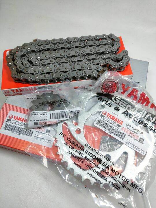 GEAR SET SEPAKET RANTAI JUPITER MX NEW / JUPITER MX 135 ORI YAMAHA | Lazada Indonesia
