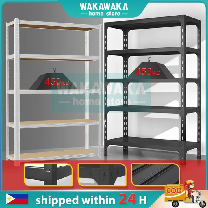 [Bearing 450KG]Boltless Rack 5 layer Metal Rack Steel Rack Storage Rack ...