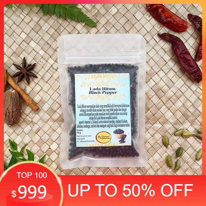 Rempah Lada Hitam Utuh Premium / Black Pepper Pilihan Narasa Enak Halal ...