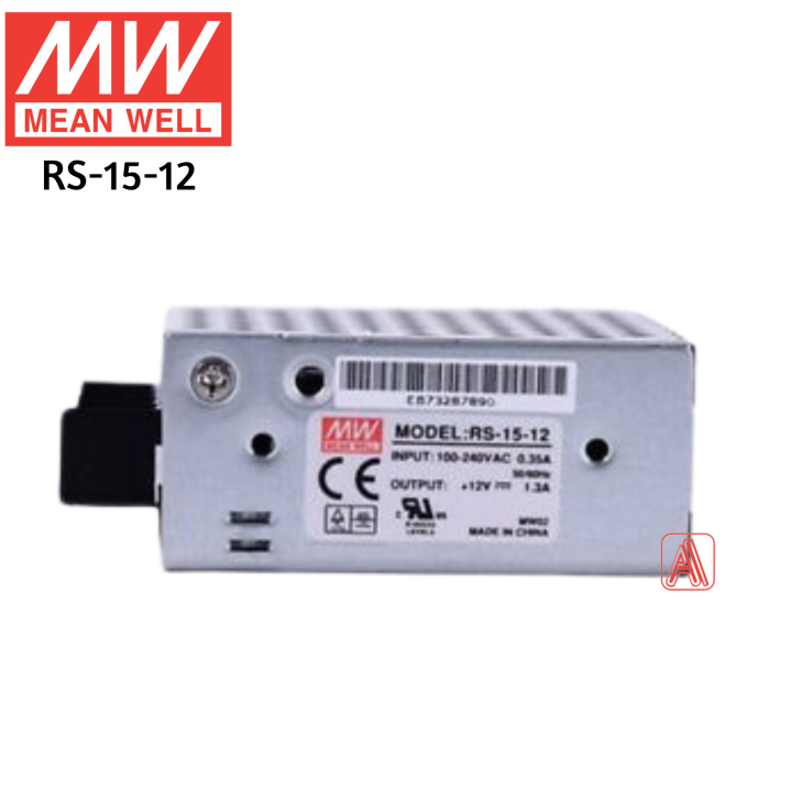 Mean Well RS-15-12 15W 12V 1.25A Meanwell Power Supply - Original - 1 ...