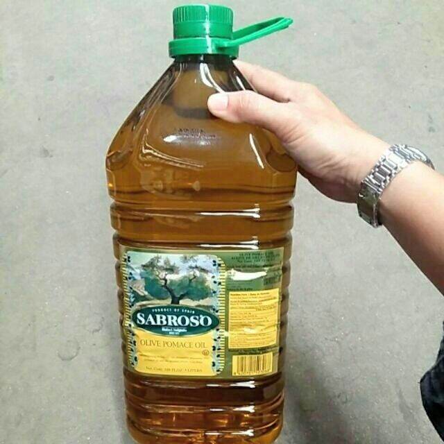 (5 ลิตร) น้ำมันมะกอกธรรมชาติผสมผ่านกรรมวิธี Sabroso : Olive Pomace Oil | Lazada.co.th