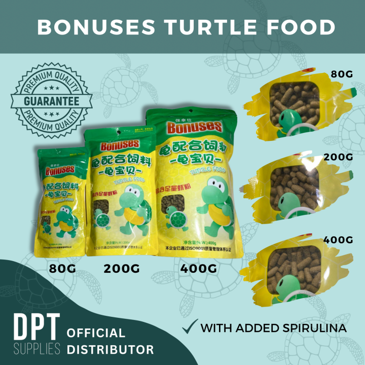 bonuses turtle feed sold per pack | Lazada PH