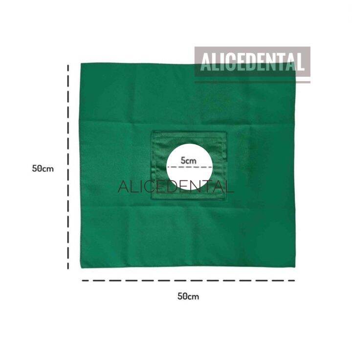 Kain duk operasi 50x50 kain doek bedah lubang bolong 50cm hijau besar ...