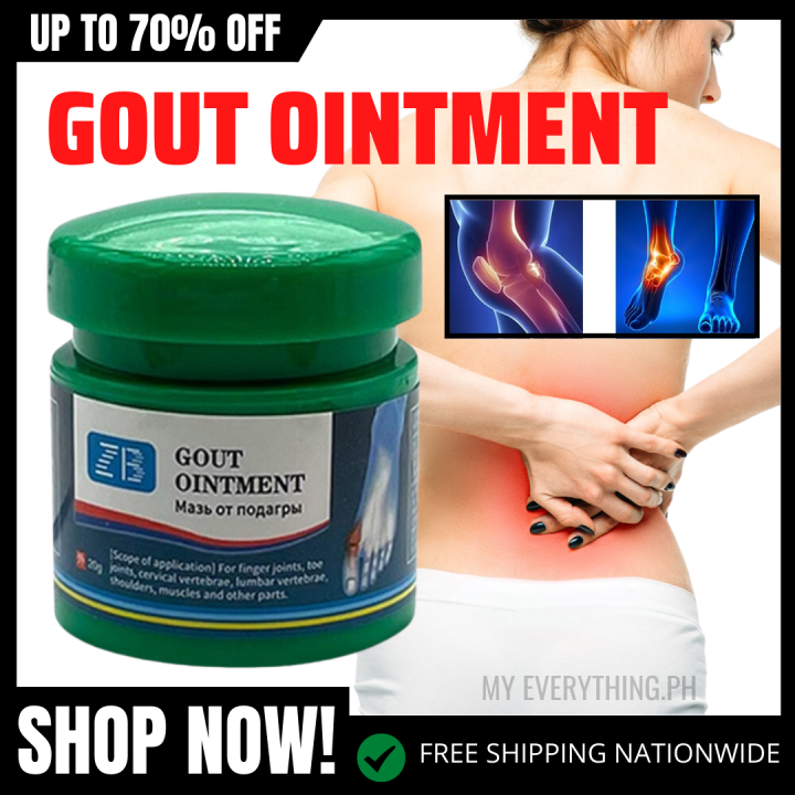 NEW!! Gout Ointment Pain Relief Treatment Gout Cause Waist Shoulder Leg ...
