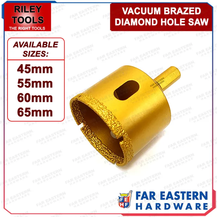 RILEY TOOLS Vacuum Brazed Diamond Hole Saw Cutter | Lazada PH