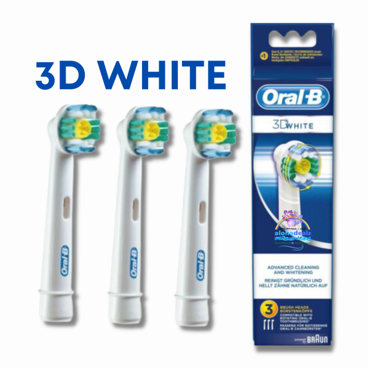 Oral-B 3D White Replacement Toothbrush Heads Refill, 3 pack | Lazada PH
