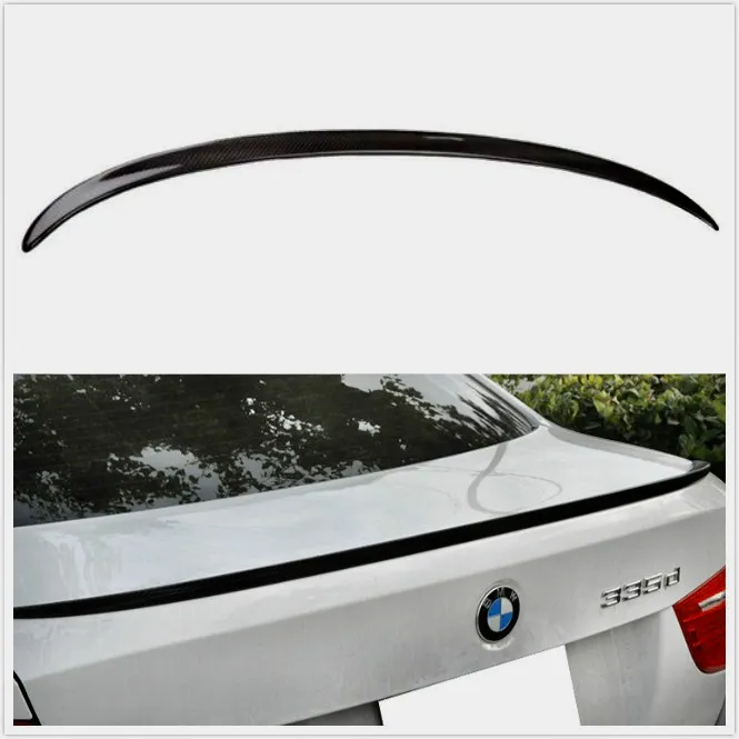 BMW E90 M3 M4 carbon fiber rear boot trunk ducktail lip spoiler 2005 ...